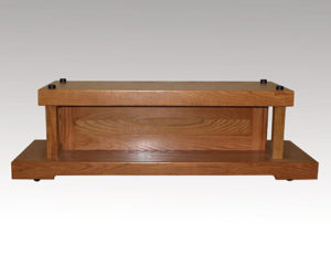 Shaker Design© Casket Bier - Oak | Memoriam Supply Company
